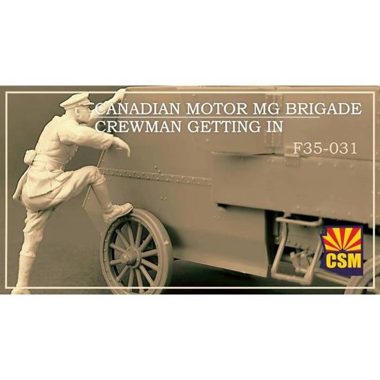 Figurine Mignature Canadian Motor Mg Brigade Crewman Getting In ...