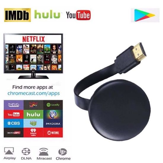 Récepteur-décodeur,Clé de recopie vidéo pour Google Chromecast 2 et 3 ...
