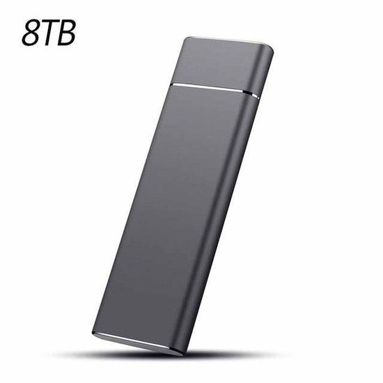 Disque Flash externe SSD 8TB Black - AUTREMENT - USB3.0 Type-C - Noir ...