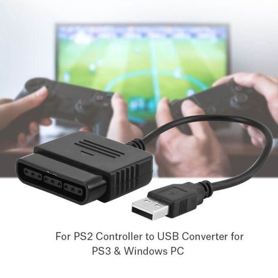 HAOLIP-Akozon pour ps2 vers convertisseur usb pour ps3 Pour Sony ...