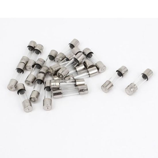 SOURCING MAP 20Pcs 4A 250V Rapide Fusion Verre Tube Fusibles 5mm x 20mm F4AL250V - Cdiscount ...