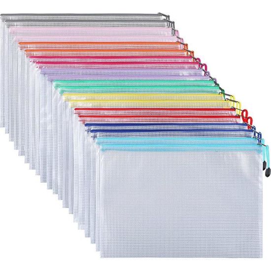 [30 Pièces] ipow A4 Pochette à Document-Pochettes Ranger Fils en ...