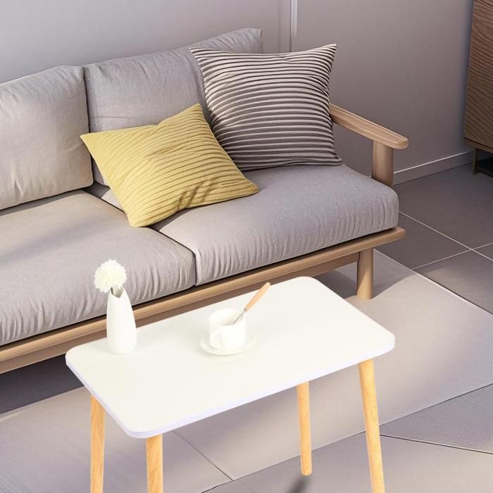 JEOBEST Table basse 60 × 40 × 40 cm, petite table basse, table basse ...