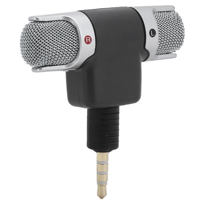 Akozon Mini microphone Mini micro stéréo jack 3,5 mm micro sans fil ...