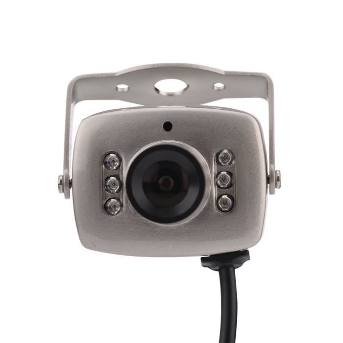 YUL Mini Caméra De Sécurité Filaire 6Led Cmos Cctv Caméra Vidéo ...