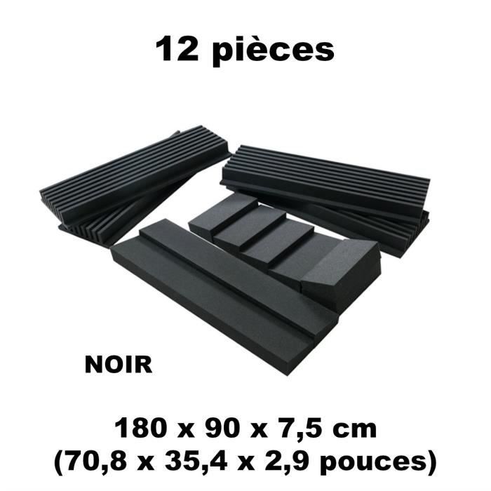 Hobby Express 12 pièces Set Noir Panneau d'isolement Studio ...
