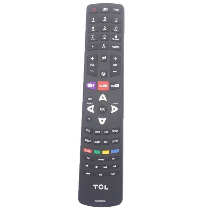 RC3100L06 Télécommande Pour TCL TV L24HDF11TA L40FHDP60 L26HDM12 ...