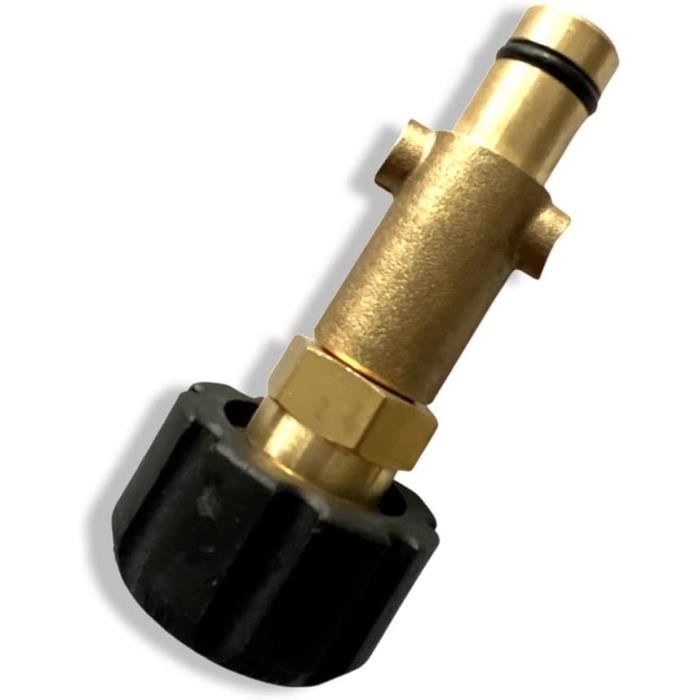 Adaptateur à baïonnette compatible avec Nilfisk Gerni Quick avec M22 AG (filetage extérieur ...