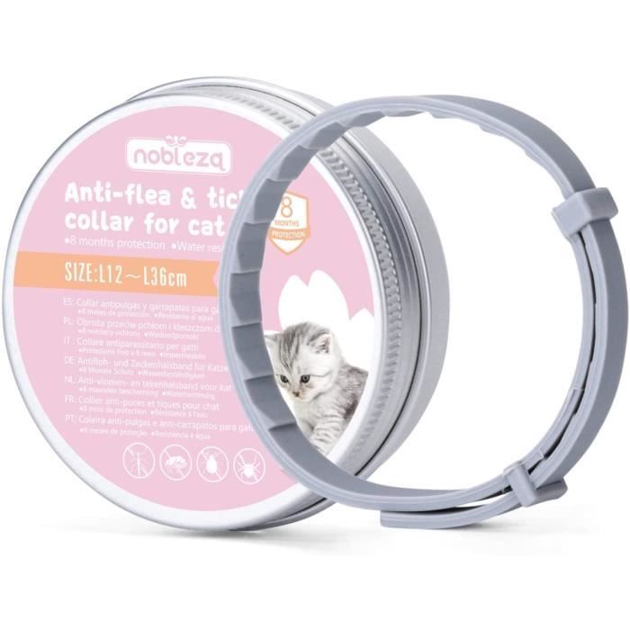 Collier Anti-Puces et Anti-Tiques pour Chiens,Ajustable et Imperméable ...