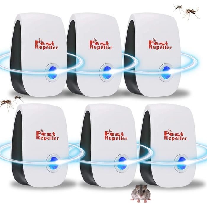 Répulsif Ultrason Anti-Rongeurs Insectes,Repulsif Moustique,Repulsif ...