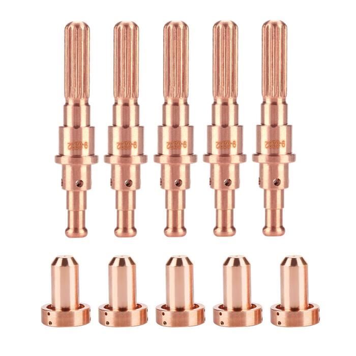 Cikonielf Buse à plasma 5 pièces 9-8215 électrode + 5 pièces 9-8207 ...