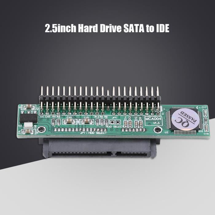 Convertisseur SATA IDE Disque dur SATA 2,5' vers IDE 44Pin Interface ...