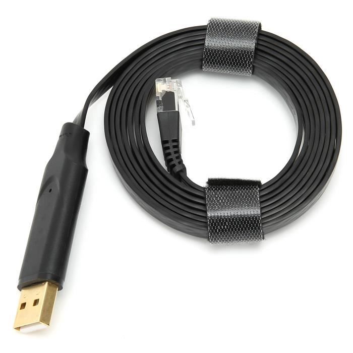 HURRISE câble de port série Câble Adaptateur USB vers Console, Câble ...