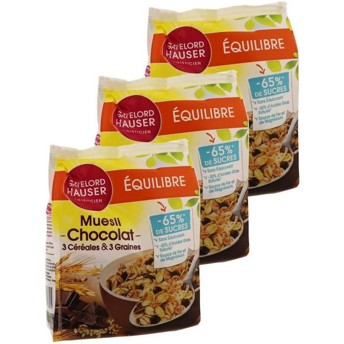 Muesli - Hauser Chocolat Graines Réduit Sucres 3 - Cdiscount Au quotidien