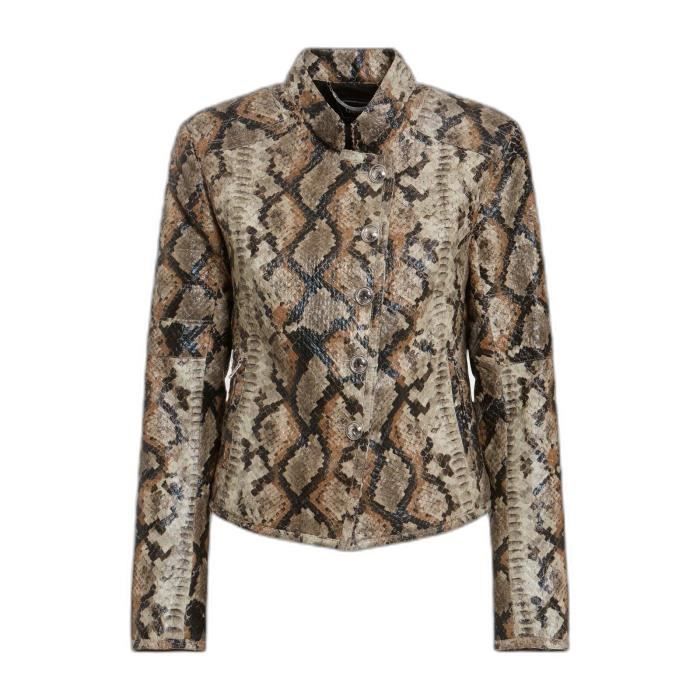 Veste femme Guess Melania - safari python nat co - L Safari python nat ...