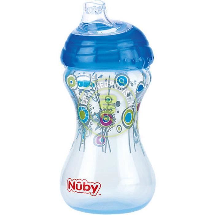 Gobelet anti-goutte Flip-It™ Designer Series - NUBY - Bleu - 300ml - 12m+ - Cdiscount ...