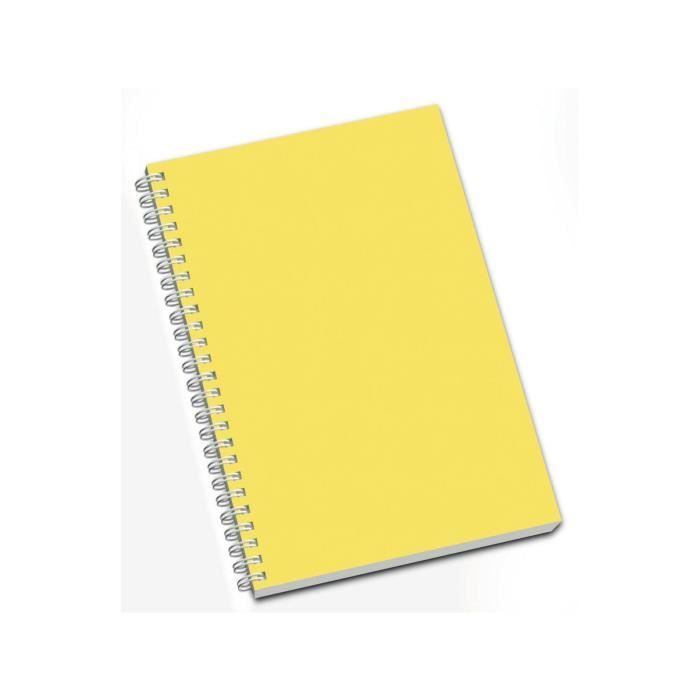 Carnet Topo - 15 x 10,5 cm (format A6) U Jaune - Cdiscount Beaux-Arts ...