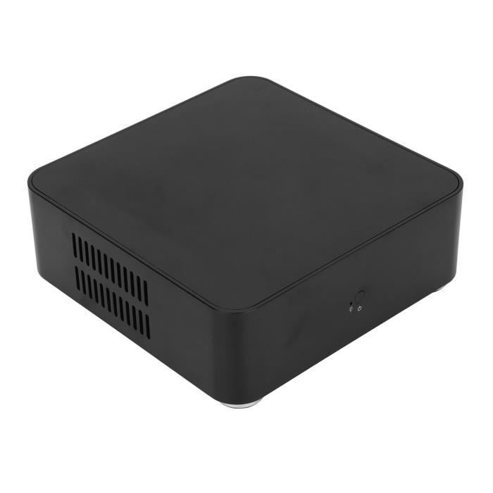 Qiilu boîtier de bureau Mini boîtier de PC de bureau exquis compact ...