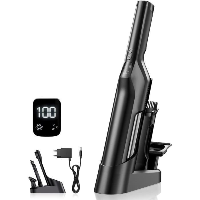 Ctalyn Aspirateur à Main sans Fil Puissant, 120W, 13KPA Mini Aspirateur ...