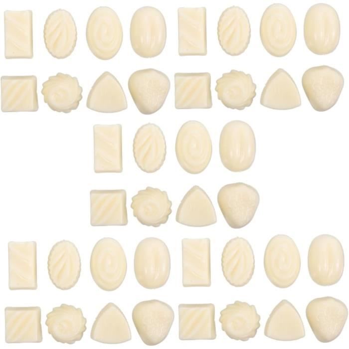 40 Pièces Simulation Chocolat Coton Barbe À Papa Bonbons Enfants ...