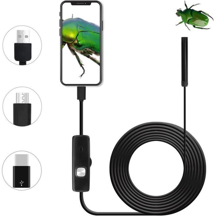 Endoscope Usb Android 2.0 Cmos Hd 2 En 1 Endoscope Étanche Pour Smartphone (5M)[L35] - Cdiscount ...