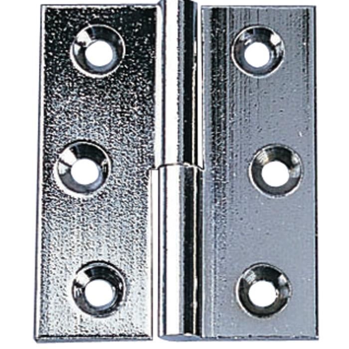 Paumelle de meuble Acier nickelé Haut. en mm Blanc Larg. en mm Sens ...