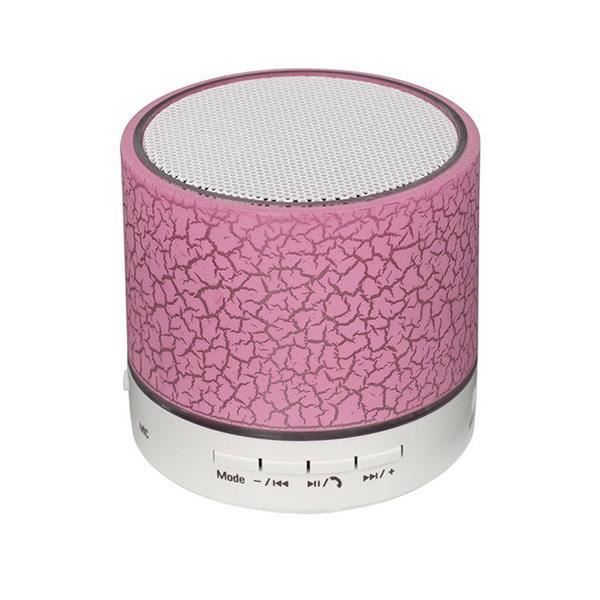 PARLEUR BLUETOOTH,purple--Mini haut parleur Portable LED, sans fil ...
