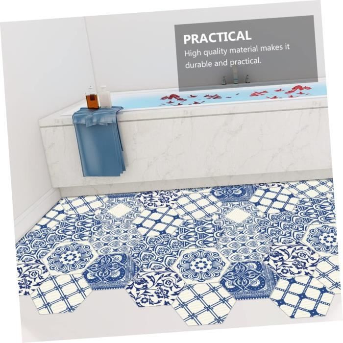 10 Pièces Carrelage Au Sol Autocollants Etiquette Autocollante Pâte À ...
