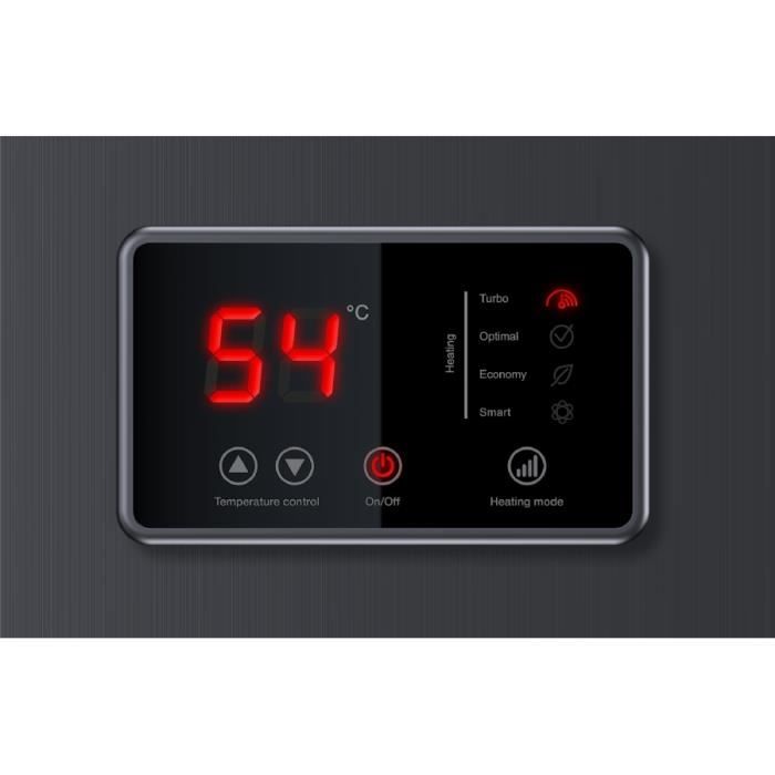 Thermex ID 50 H Shadow Smart WIFI chauffe-eau mural horizontal plat ...
