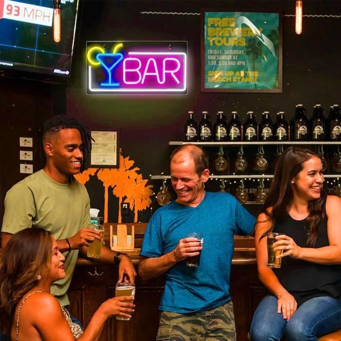 Enseigne Lumineuse, Neon Led De Bar, Usb Plug-And-Play, Lampe Néon De ...