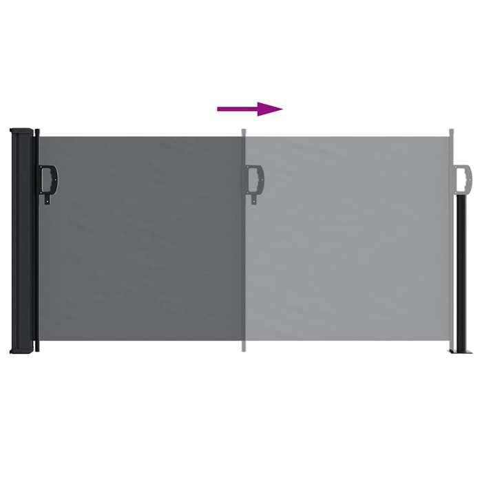 VidaXL Auvent Latéral Rétractable, Brise-vue de Jardin, Écran de ...