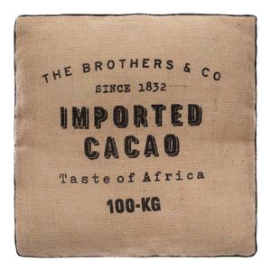Coussin sol cacao - Cdiscount