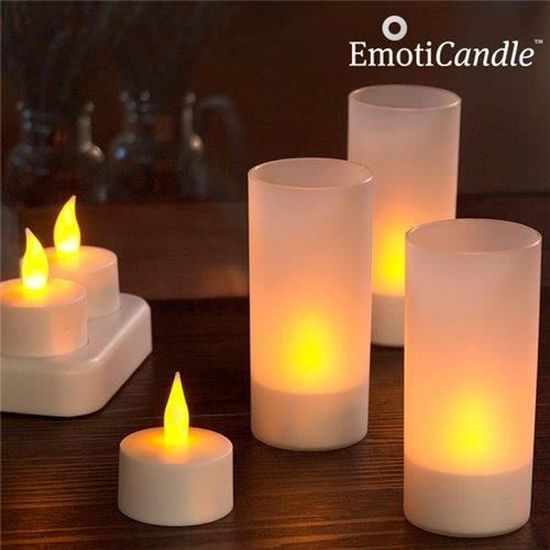Bougies LED rechargeables EmotiCandle (pack de 6) - Cdiscount Maison