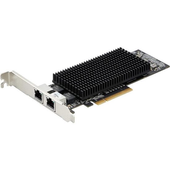 StarTech.com Carte reseau PCI Express a 2 ports 10 Gigabit Ethernet avec 10GBASE-T et NBASE-T ...