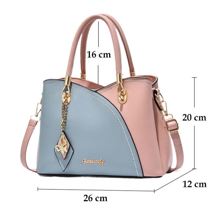 Sac à Main Femme Sac Porté Main Epaule en PU Cuir Sac à Bandoulière ...