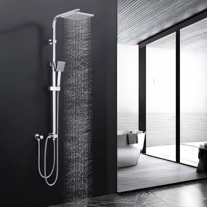 Colonne de Douche Sans Robinet Ensemble de Douche avec Douchette à Main ...