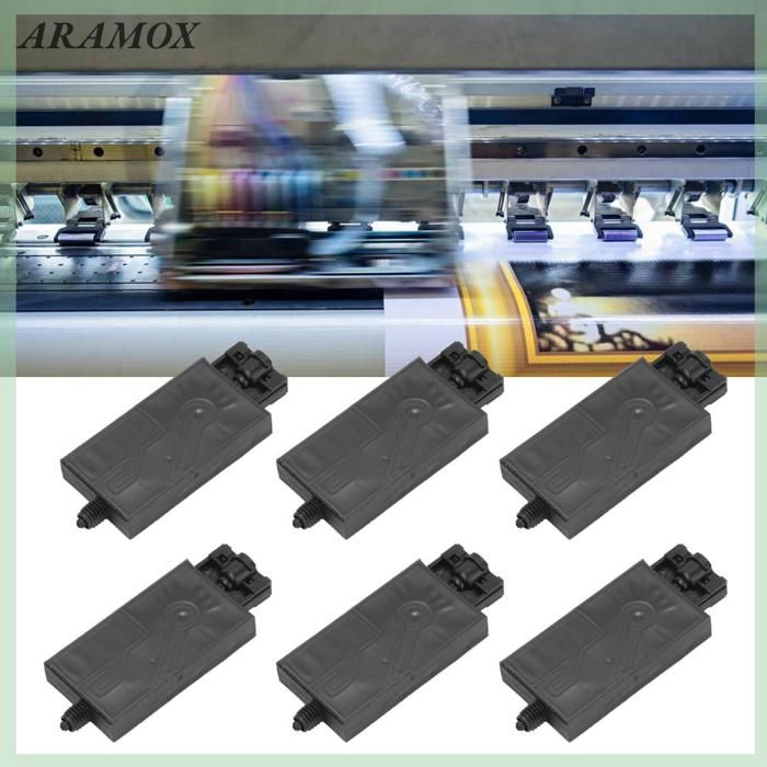 ARAMOX Amortisseur de tête d'encre 6PCS Encre Head Dogueur UV PP PP ...