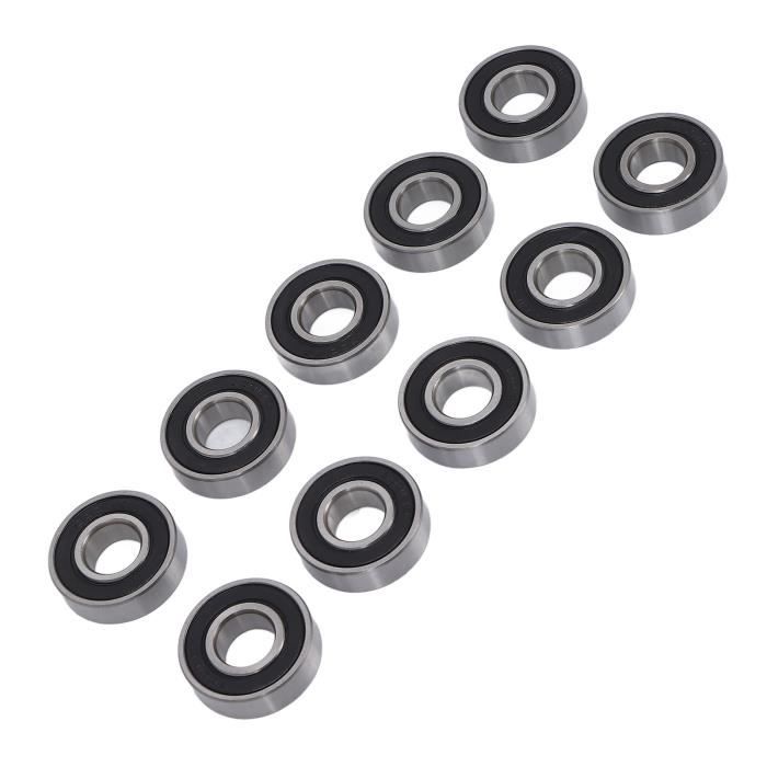 Akozon 6001‑2RS Ball Bearing, 6001RS Ball Bearing 10PCS Pre Lubricated ...