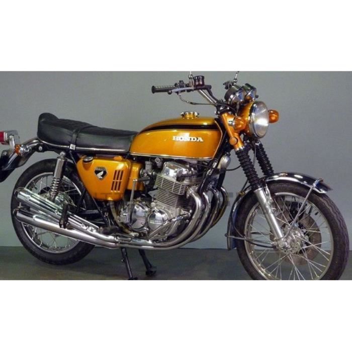 Voiture Miniature de Collection - NOREV - HONDA CB750 - 1969 - Orange Metallic - 1/18 ...