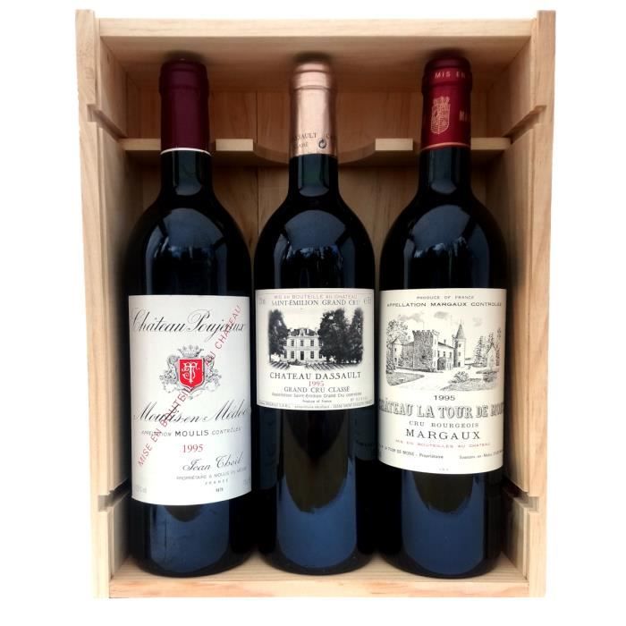 Coffret Vins de Bordeaux - Vieux Millésimes - La cave Cdiscount