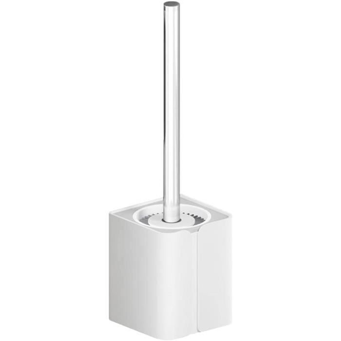 Balai Brosse WC Silicone Balayette WC avec Support Porte Brosse WC ...