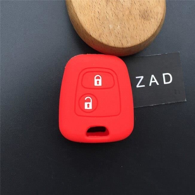 ZAD – housse de clé de voiture en Silicone, pour Peugeot 107 106 207 ...