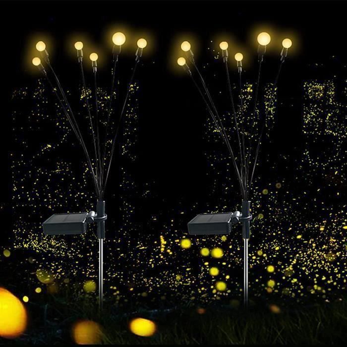 Solar Powered Firefly Lights Outdoor Waterproof - Solar Swaying Lights ...