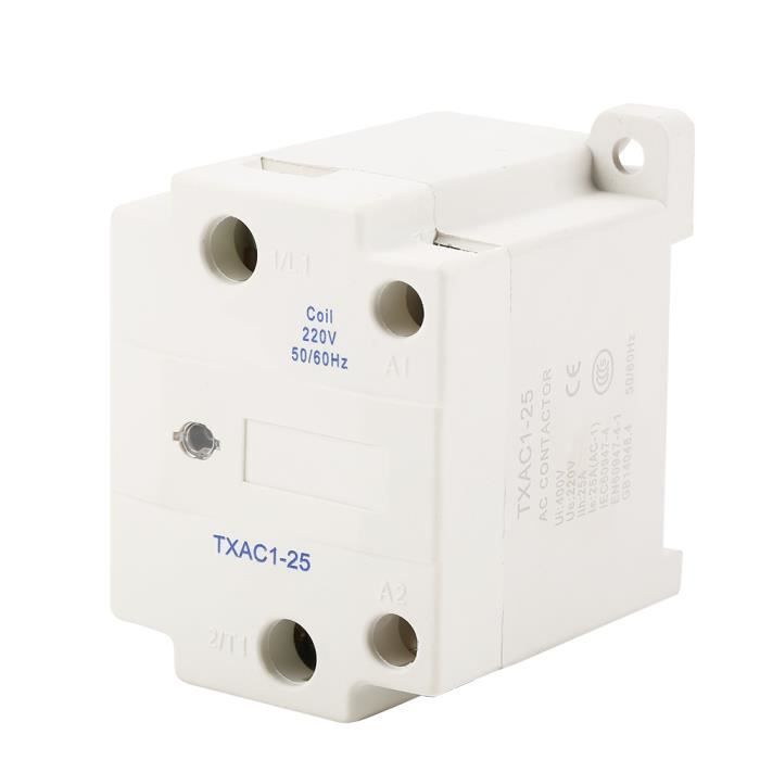 QID-contacteur AC Contacteur ca, TXAC1-25 UI400V 25A unipolaire un sans ...