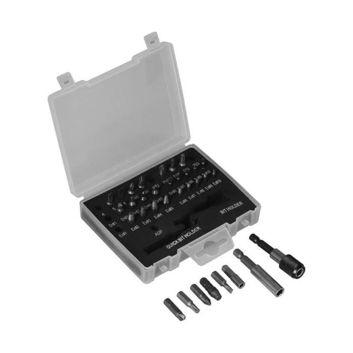 Cikonielf extracteur de boulon de vis cassé Ensemble d'extracteur de vis endommagé Réutilisable ...