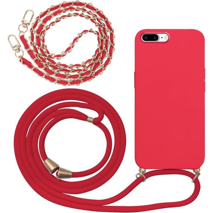 Coque Avec 2 Cordon Pour Apple Iphone 7 Plus - 8 Plus 5,5", coque De ...