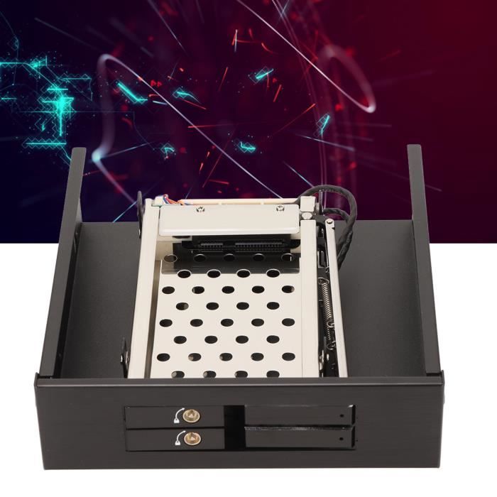 EJ.life Rack Interne SATA HDD 2.5' Enclosure - Supporte Disque Dur 2.5 ...