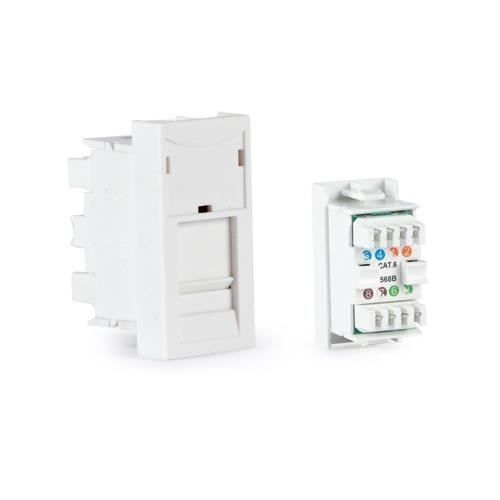 Panneau de raccordement RJ45 - FONESTAR - 23918-DI - Blanc - Intérieur ...