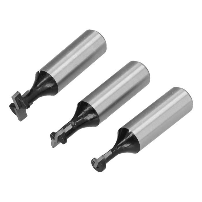 Garosa fraise à rainurer en T Jeu d'embouts de toupie en trou de ...