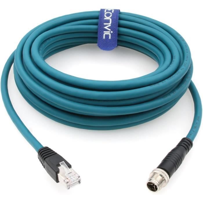 Eonvic Cognex Industrial Câble Ethernet M12 X vers RJ45 Haute ...